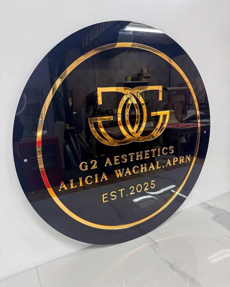 Custom Acrylic Logo Sign – Signature Wall Arts